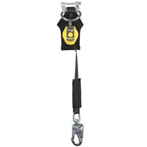 self retracting lifeline, 6 ft, 420 lb. weight capacity