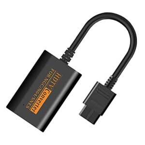 esenlong hdmi adapter for n64 hdmi converter, plug and play hdtv component cable for ngc/ n64/ snes (pal/ntsc), 1080p old n64/ snes/ngc back to life on a newer tv and relive those games.