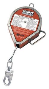 self retracting lifeline, 100 ft, 310 lb. weight capacity, red