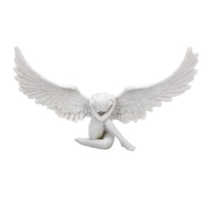 wybf angel fairies sympathy figurine resin ornament for garden home art decoration accessories