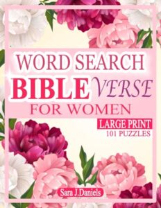 word search bible verse for women: 101 puzzles for seniors and adults. a perfect gift to keep mind active and feed it with positive thoughts