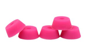 teak tuning bubble bushings pro duro series, dark pink - loose (61a) - custom molded fingerboard tuning