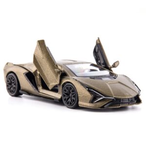 tgrcm-cz 1/36 scale lamborghini sián fkp37 casting car model, zinc alloy toy car for kids, pull back vehicles toy car for toddlers kids boys girls gift