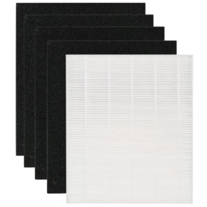 yweller c545 true hepa replacement filter s compatible with winix c545 p150 b151 9300 113050 air purifier, replaces winix filter s 1712-0096-00,h13 grade true hepa filters 1+4