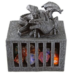 forged dice co. serpent cell dice jail - for misbehaving polyhedral dice sets, dnd miniatures or other dungeons and dragons accessories being punished by the dungeon master