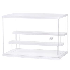 lilezbox acrylic display case, display box, versatile collectibles display showcase for action figures toys,1 pack