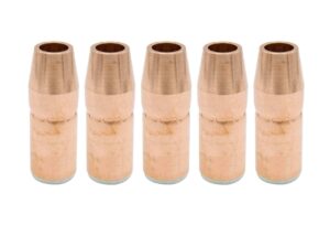 nozzle for n-m1200c 1/2" flush acculock mdx fits miller mdx-250 mig gun (5-pk)