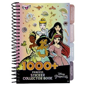 fashion angels disney princess 1000+ collectible stickers book decorate cell phones notebooks shoes school supplies water bottles gifts birthday cards for teachers kids and girls ages 8 and up