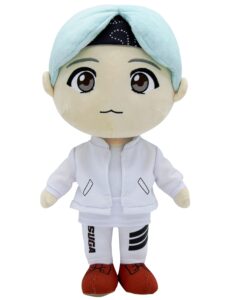 tinytan bts mic drop 11.8" plush doll suga - official licensed bts merchandise - bts plushies, bts merch, kpop merch, bts kpop (suga)