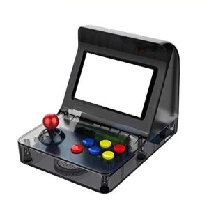 rocker arcade game console 360 degrees 4.3inch colorful screen rechargeable compact interesting interactive 3d game station joystick arcade device with two wired controller