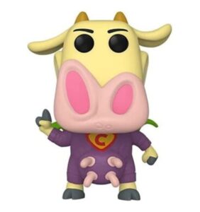 funko pop pop! animation: cow & chicken - cow pop animation: cow & chicken- superhero cow multicolor