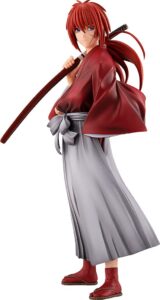 good smile rurouni kenshin: kenshin himura pop up parade pvc figure, multicolor, 6.7 inches