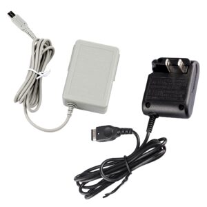 xahpower games accessories bundle, 1 pack gameboy advance sp charger and 1 pack 3ds charger