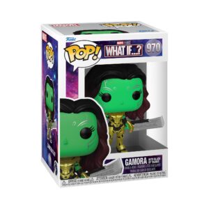 funko pop marvel: what if? - gamora with blade of thanos, multicolor