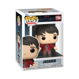 funko pop pop! tv: witcher - jaskier (red outfit) multicolor standard