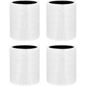 fette filter - 311 air purifier replacement filters, compatible with blueair pure 311 high-efficiency 2-in-1 filtration systems, particle filter + carbon filter (pack of 4)