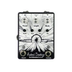 earthquaker devices astral destiny octal octave reverberation odyssey pedal, blue lilac and white (cme exclusive)