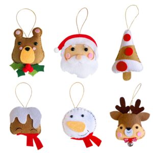 movebo diy craft sewing kits for christmas,christmas ornaments diy craft kits for kids (christmas ornaments diy 3)