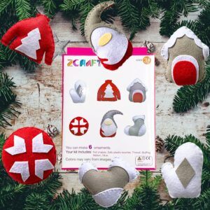 movebo diy craft sewing kits for christmas,christmas ornaments diy craft kits for kids (christmas ornaments diy 1)