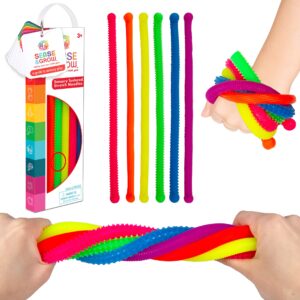 be amazing toys sense & grow textured stretch noodles