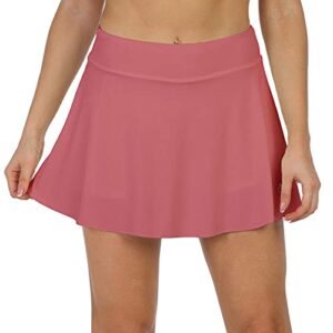 tuu pleated tennis skirts for women with pockets, shorts athletic golf skirts,activewear running workout sports skirt