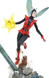 diamond select toys marvel gallery: wasp pvc statue, multicolor, 13 inches