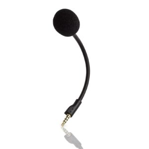 lefxmophy replacement game mic for steelseries arctis 1 headphones, detachable 3.5mm boom microphone