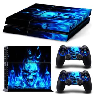 vinyl skin sticker for playstation 4, blue grimace ps4 console and controllers skins wrap vinyl sticker decal cover