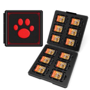 ufopetie 12 in 1 game card case for nintendo switch paw switch game case nintendo switch game storage,nintendo switch game card case gift for kids