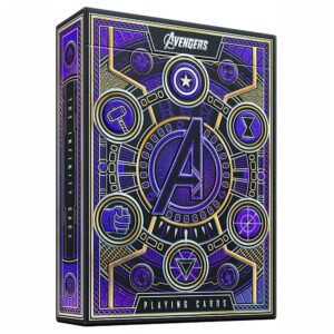 theory11 avengers purple edition premium playing cards - marvel studios' the infinity saga deck