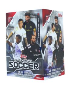 2021 topps mls soccer blaster box of packs with 4 exclusive foil parallel cards