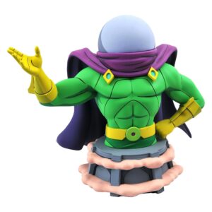 diamond select toys marvel animated: mysterio 1:7 scale resin bust, multicolor, 6 inches