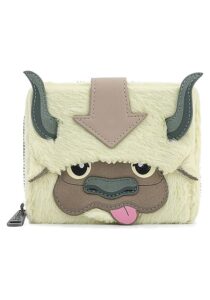 loungefly nickelodeon avatar aang appa plush zip wallet