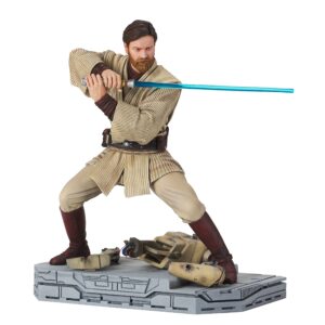 diamond select toys star wars milestones: revenge of the sith: obi-wan kenobi 1:6 scale resin statue, multicolor, 12 inches