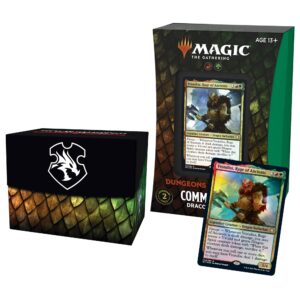 magic: the gathering adventures in the forgotten realms commander deck – draconic rage (red-green)