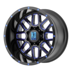 xd820 20x9 6x135 s-blk mill btcc 18mm rim total of 1