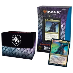 magic: the gathering adventures in the forgotten realms commander deck – dungeons of death (white-blue-black)