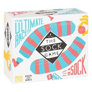 green brothers games | the sock game | board game | ages 8+ | 2+ players | 5-30 minutes playing time