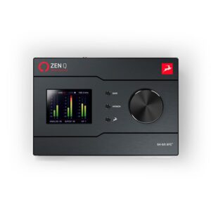 zen q synergy core audio interface, 14x10 bus-powered thunderbolt 3 interface for recording music, with onboard real-time audio recording effects, xlr interface connection - antelope audio