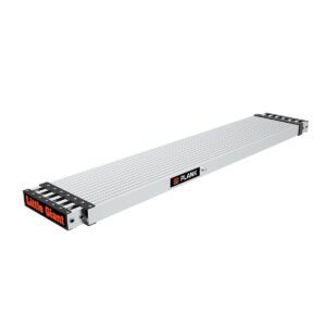 little giant ladder systems 11069 6-9 ft telescoping plank, 6' -9', gray