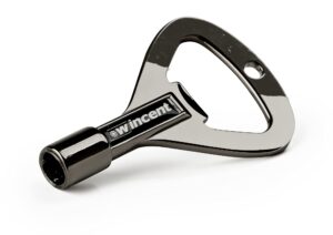 wincent drumsticks drum key bottle opener wrkbbpp rockkey black chrome 1 piece