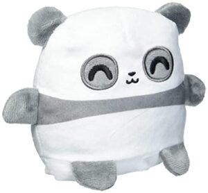 teeturtle - plushmates - magnetic reversible plushies that hold hands when happy - panda - huggable and soft sensory fidget toy stuffed animals that show your mood - gift for kids and adults!