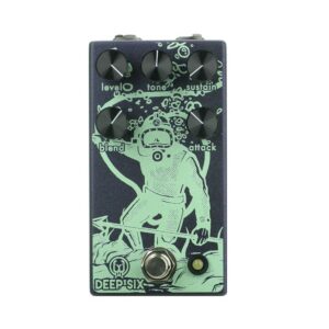 walrus audio deep six compressor v3, red (gear hero exclusive)