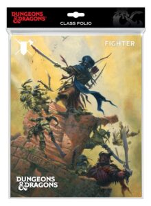 ultra-pro 18596 dungeons & dragons class folio fighter accessories, multi-colour