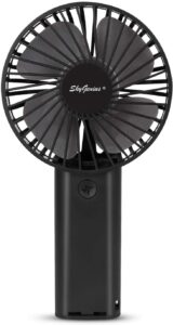 skygenius handheld fan rechargeable, personal portable fan 3 speed levels, usb 4000 mah battery operated [6-30h worktime] mini fan for girls kids women travel indoor outdoor