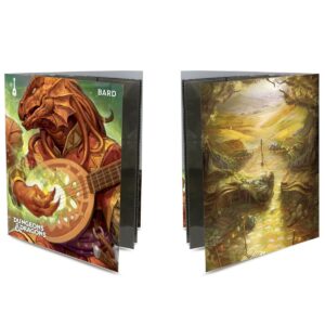 ultra-pro 194587 accessories dungeons & dragons class folio bard, multicoloured, 18593