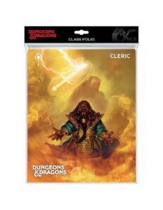 cleric - class folio with stickers for dungeons & dragons