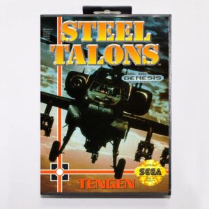 samrad steel talons game cartridge 16 bit md game card with retail box for sega mega drive for genesis