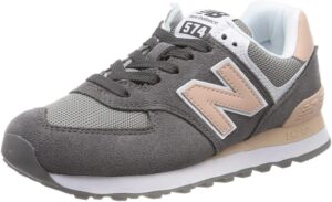 new balance women's 574 v2 essentials sneaker, violet haze/white, 11