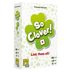 so clover! cooperative word association board game for ages 10+, 3-6 players, 30 min playtime by repos production